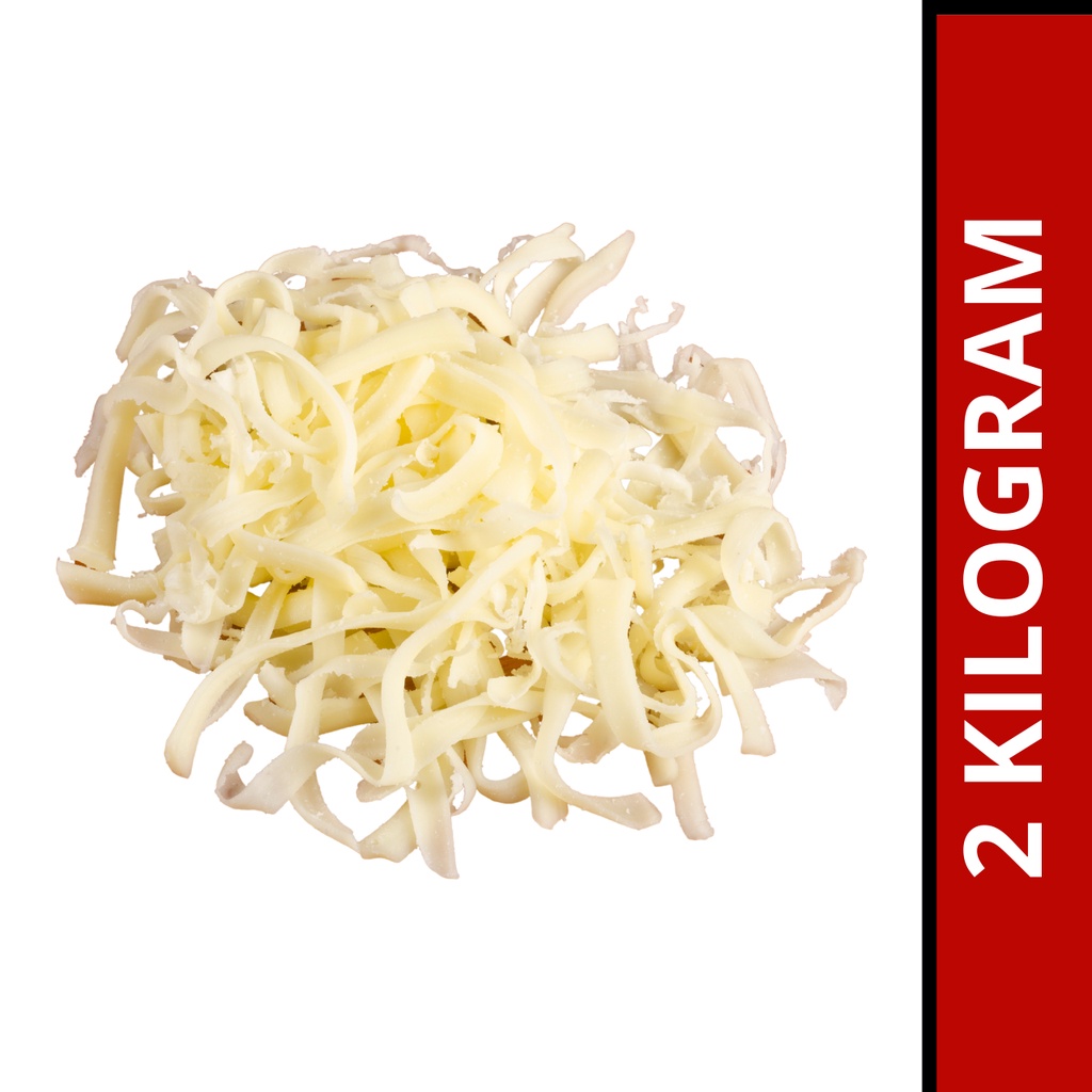  Halal Mozzarella Shredded Cheese 2kg pkt Shopee Malaysia
