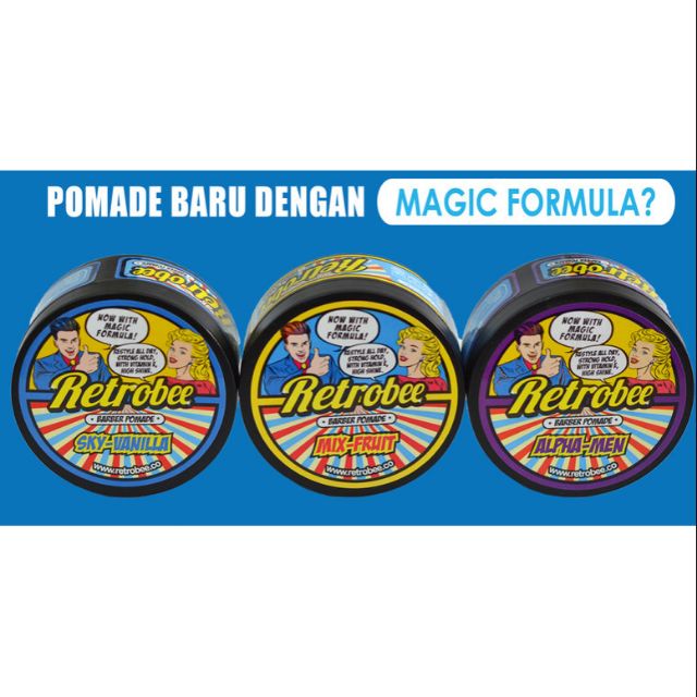 Pomade RETROBEE original | Shopee Malaysia