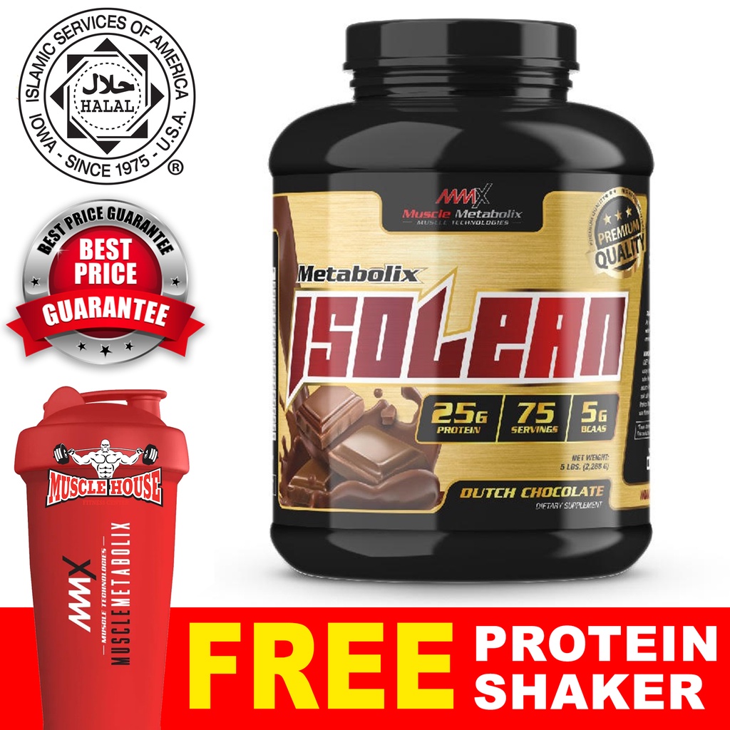 MMX Muscle Metabolix Iso Lean 5Lbs Whey Isolate Protein 75 Serving 25g ...