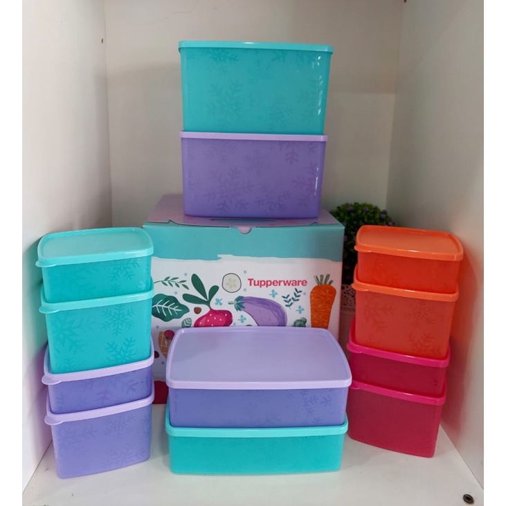 Snowflake Square Round Set (12pcs) | Shopee Malaysia