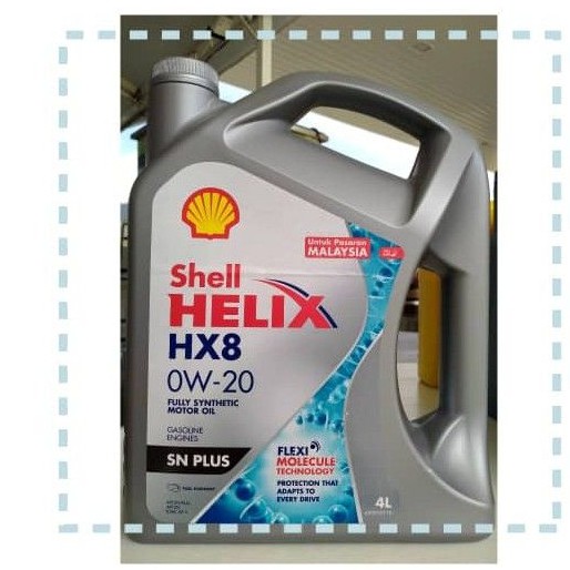 SHELL HELIX HX8 0W-20 4 LITRE | Shopee Malaysia