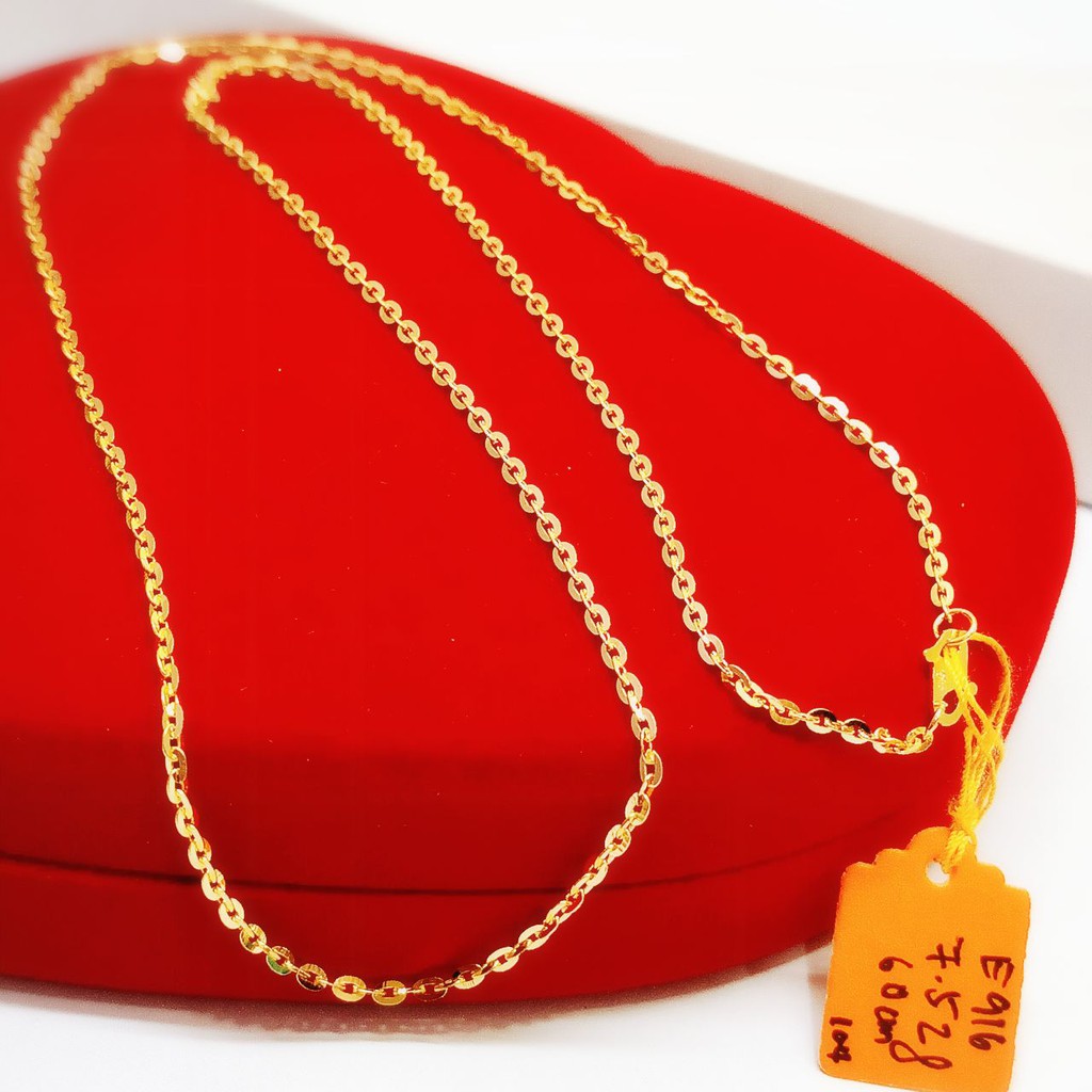 LAELA RANTAI LEHER POLO PADU EMAS TULEN 916 GOLD | Shopee Malaysia