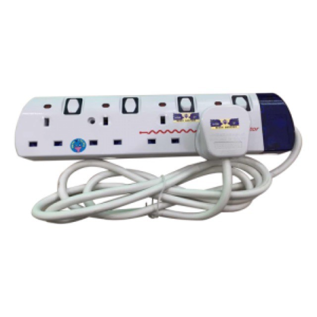 Portable Safety Trailing Socket Extension Wire 2meter 5 Meter With 13a