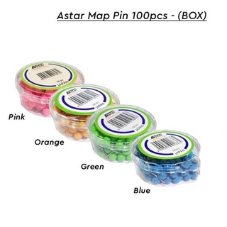 Astar 6mm Map Pins (100Pcs) / Paku Tekan / Paku Payung [MP6363 ...