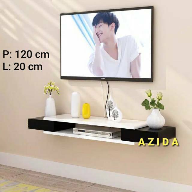 Minimalist Tv Rack Wall Versatile Table Corner Tempel Stacking Shabby ...