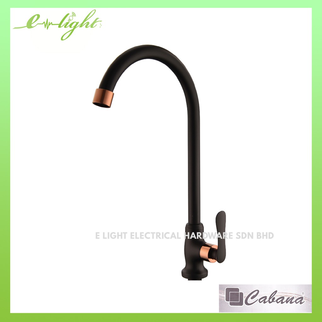 CABANA BLACK GOLD OXIDE COATING PILLAR / WALL MOUNTED KITCHEN SINK ...