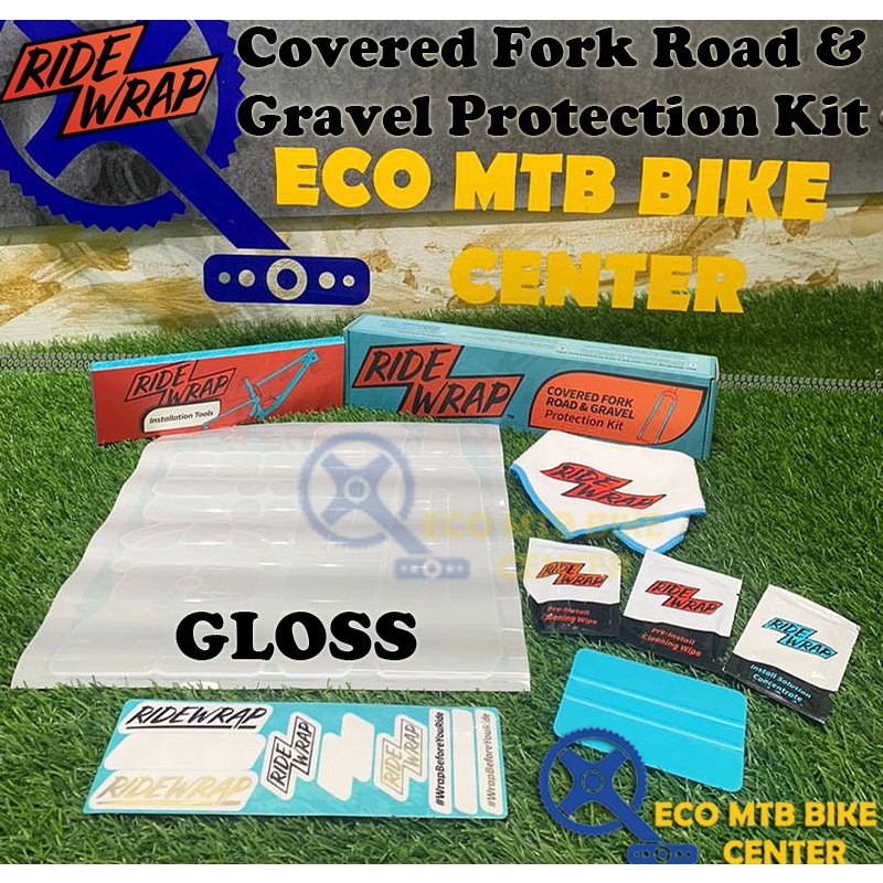 RIDE WRAP Covered Fork Road & Gravel Protection Kit ( Bicycle ...