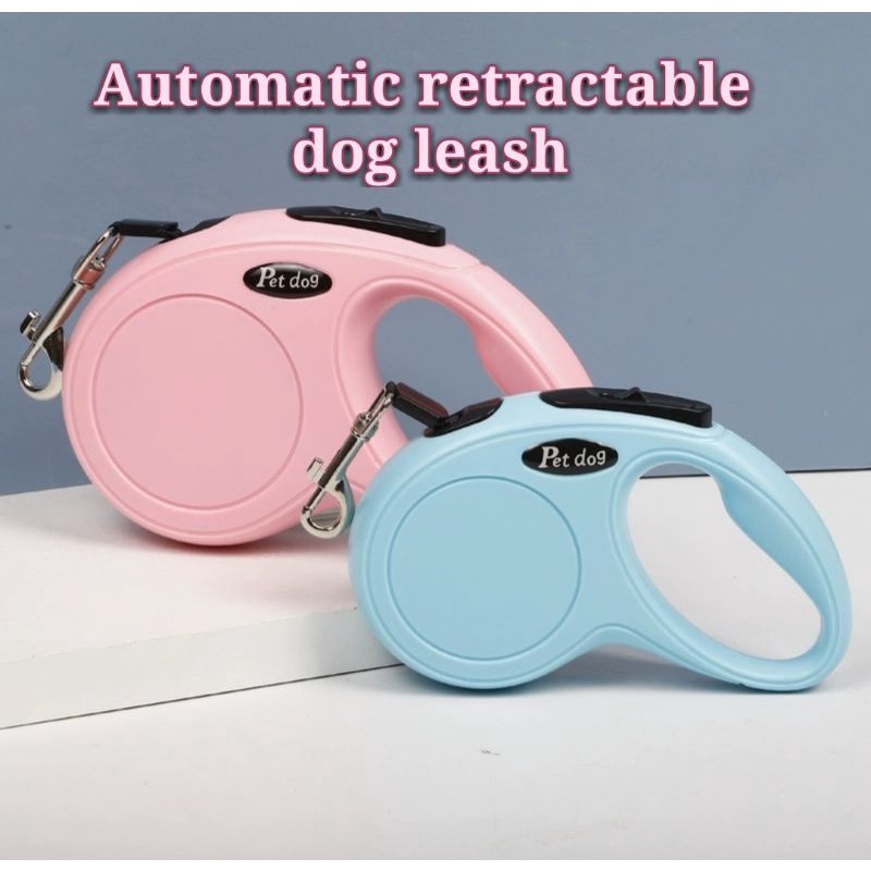 [Ready Stock] Automatic retractable dog leash | Shopee Malaysia