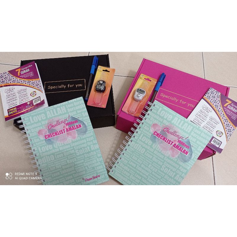 Buku Checklist Amalan Gift Box Set | Shopee Malaysia