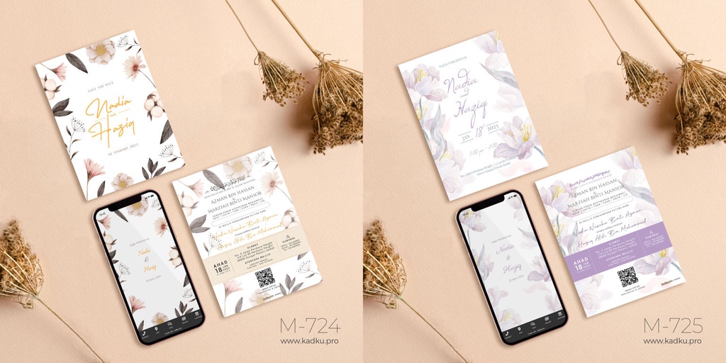 Kad Kahwin | Wedding Card + Digital Card New Design | Shopee Malaysia