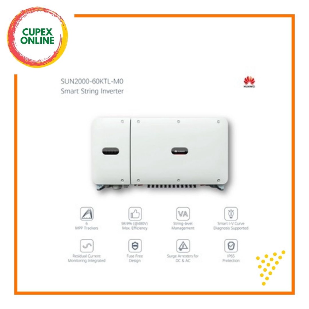 HUAWEI SUN2000-60KTL-M0 Solar Inverter 60KW (cupex) | Shopee Malaysia