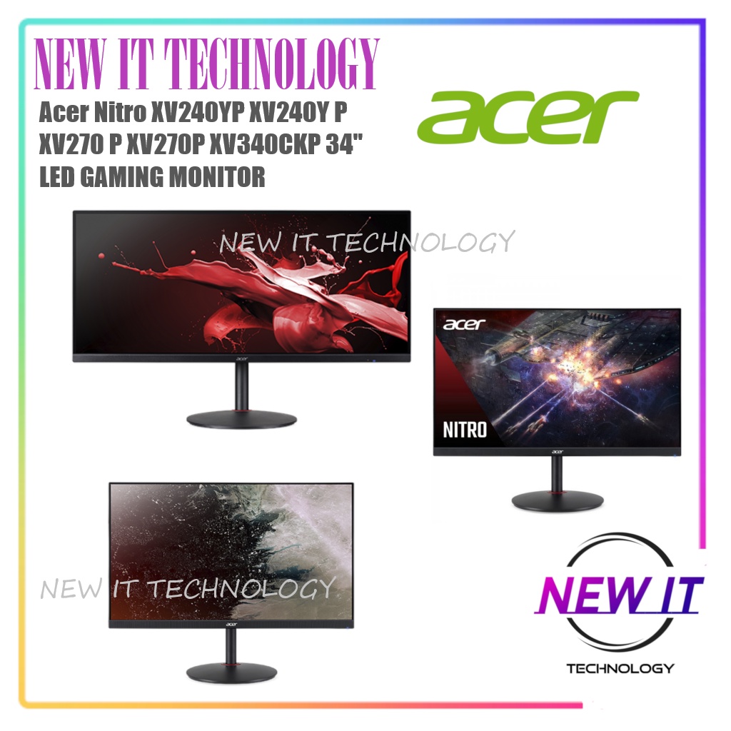 Acer Nitro XV240YP XV240Y P XV252QF XV270 P XV270P XV271Z XV272UP ...