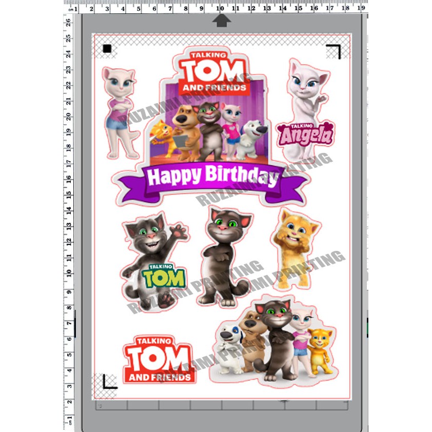 Tom And Friend Cake Topper 001 | Shopee Malaysia