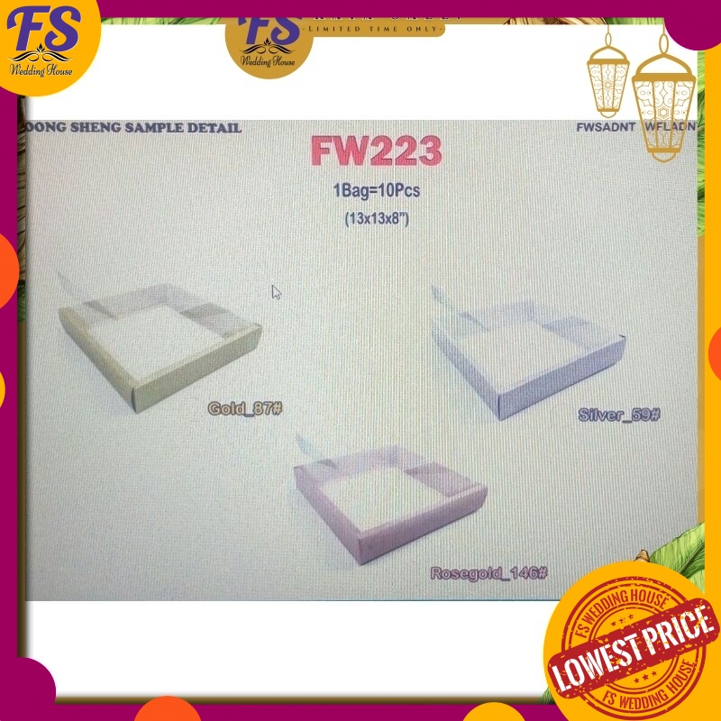 Kotak hantaran/exclusive box wedding/hantaran kahwin/hidden box/pvc box ...