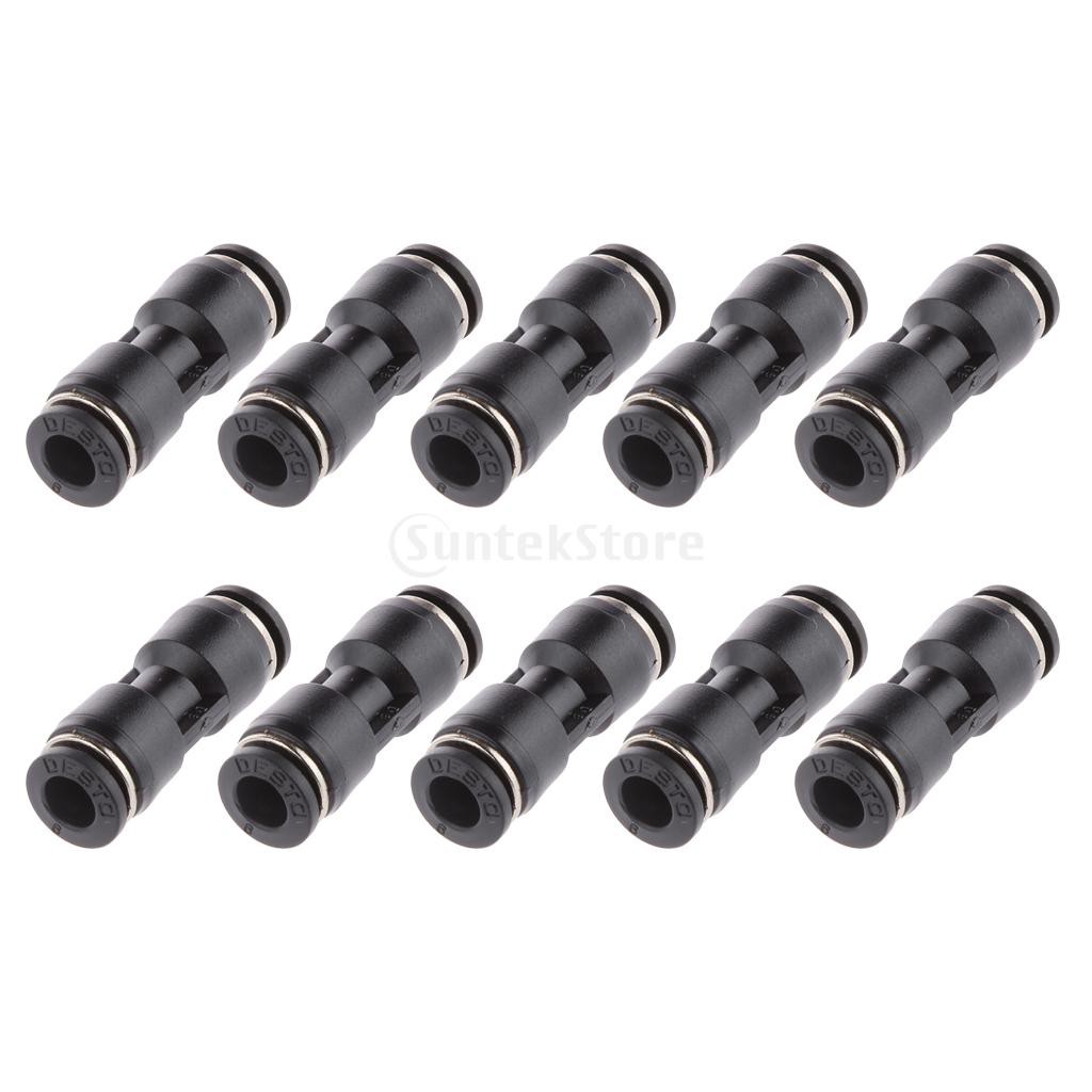 Straight Reducing Union Connector Air Pneumatic Push Fitting Tube OD ...