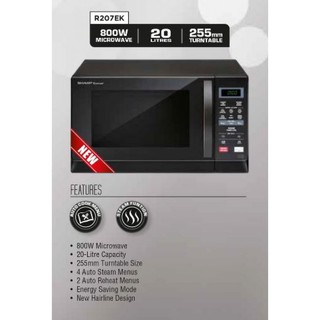 Sharp Microwave Oven 20L (R207EK ) | Shopee Malaysia