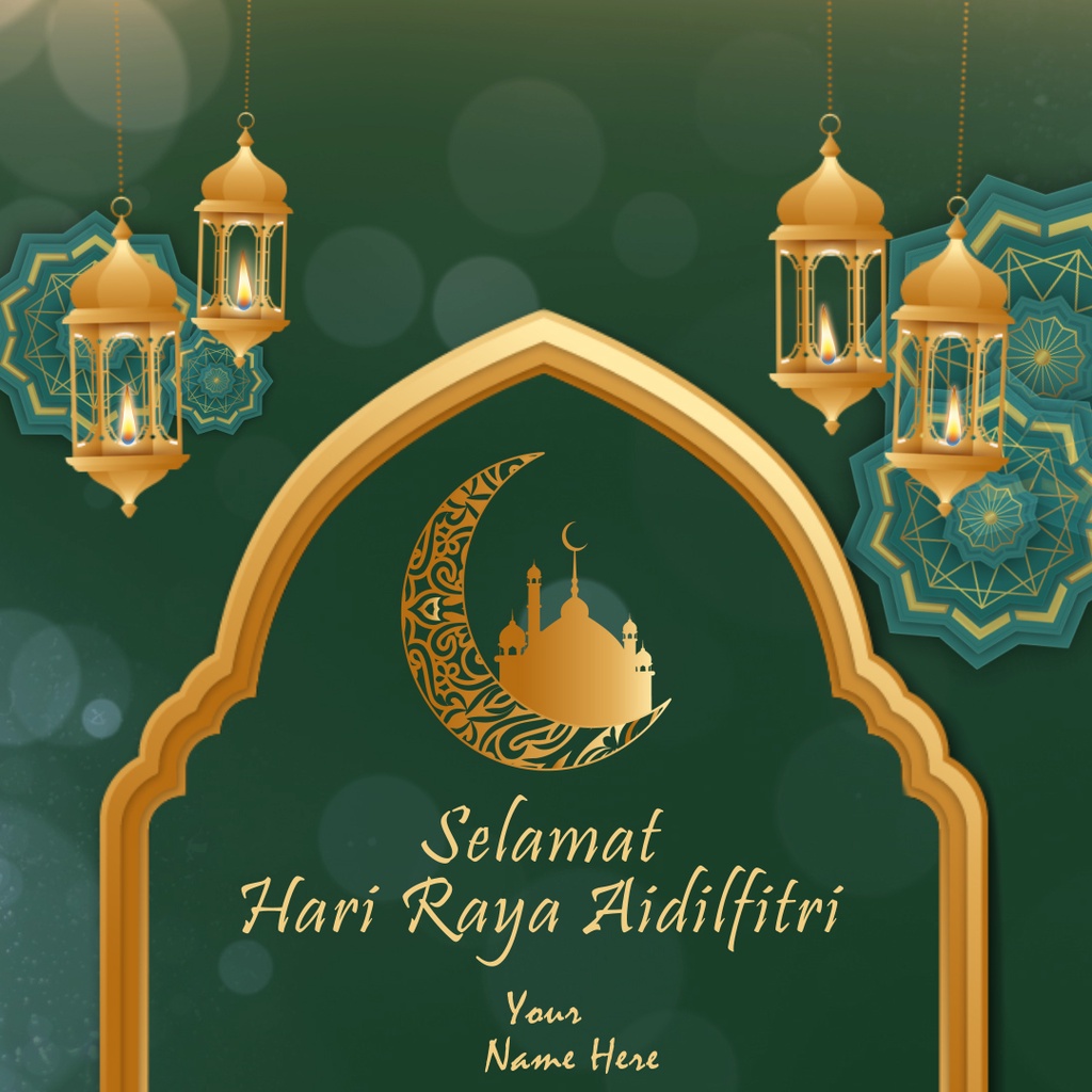 Personalise Hari Raya Greeting Video for Whatsapp (Kirimkan ucapan ...