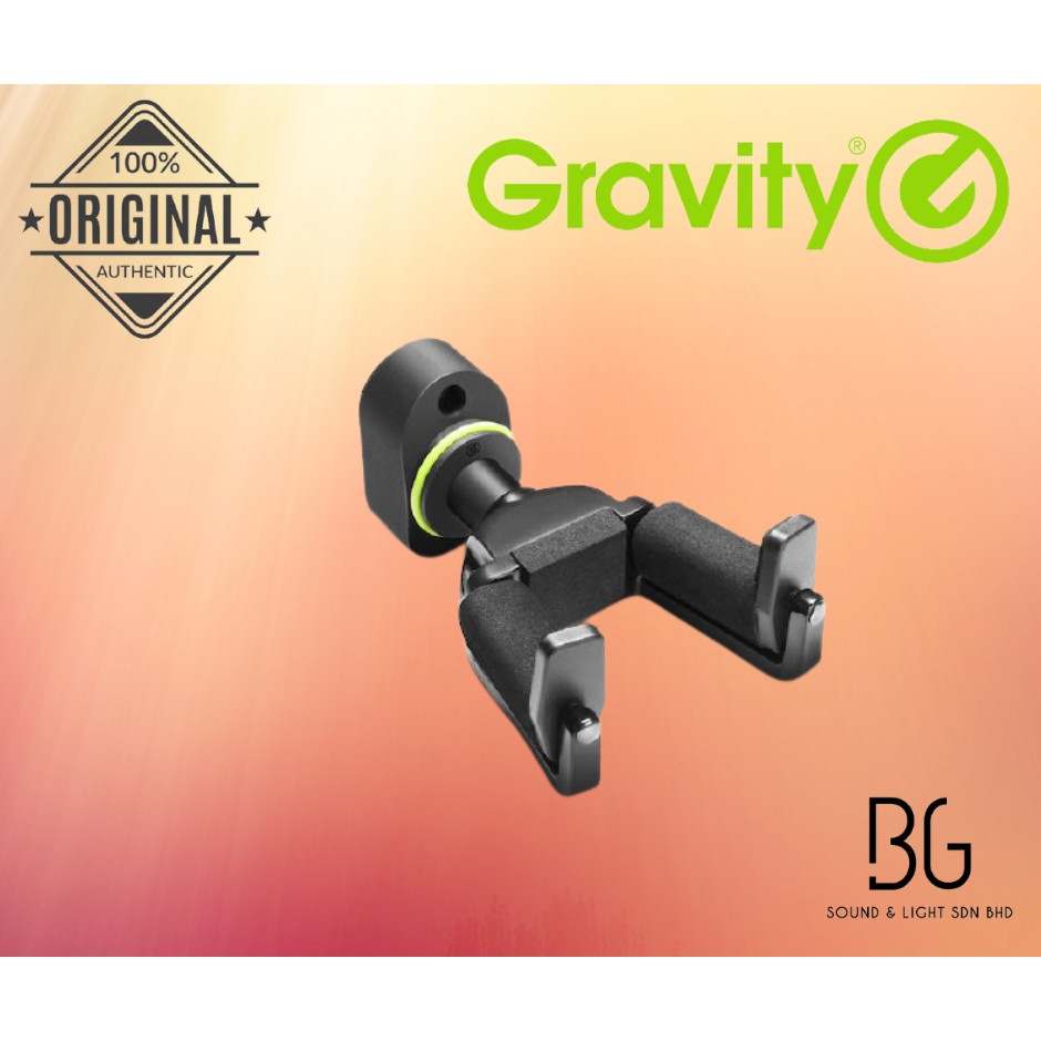 Gravity GS01WMB Wall-Mount Guitar Hanger with Neck Hug (GS 01 WMB ...
