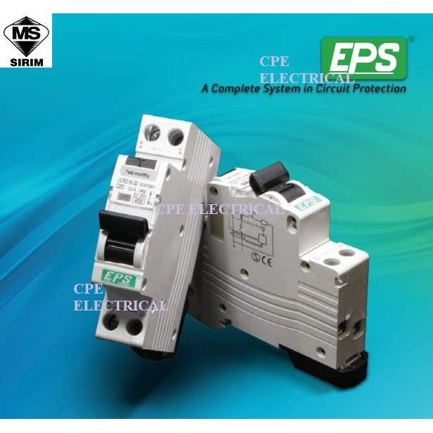 EPS 20A 25A 2P 10mA 6kA RCBO Type AC | Shopee Malaysia