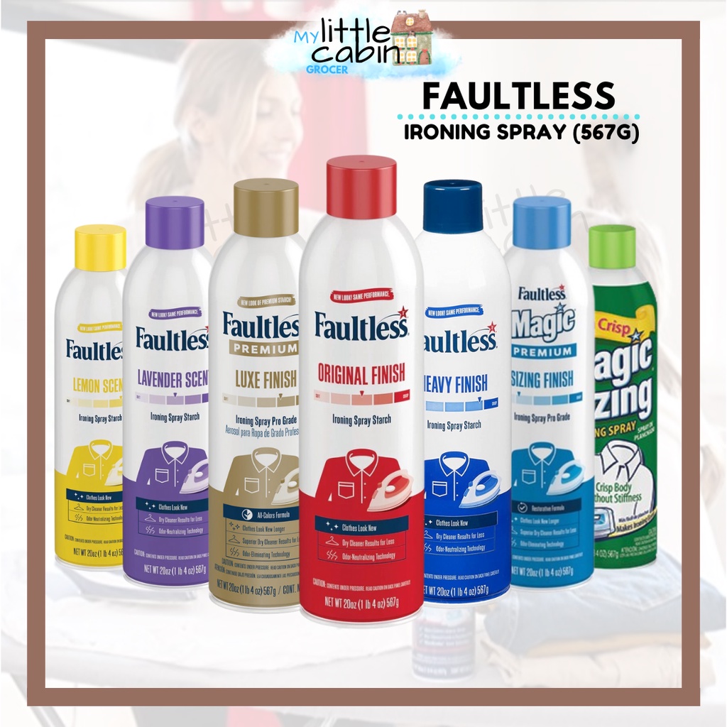 Faultless Heavy Hold Ironing Enhancer Spray Starch Ironing Starch Spray ...