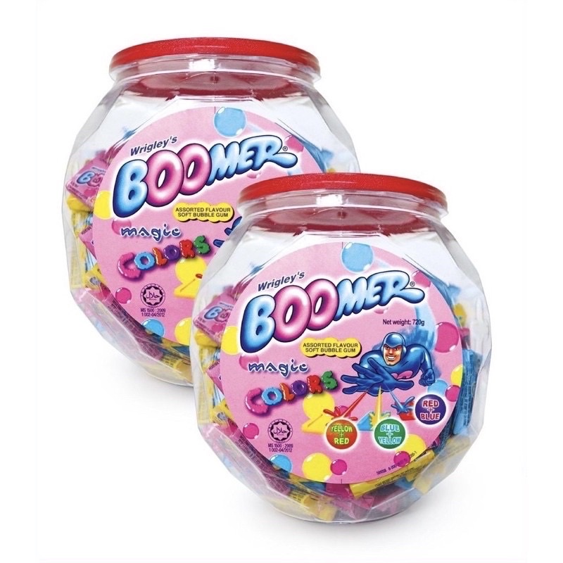Boomer Magic Colors BUBBLE GUM 720g/200g | Shopee Malaysia