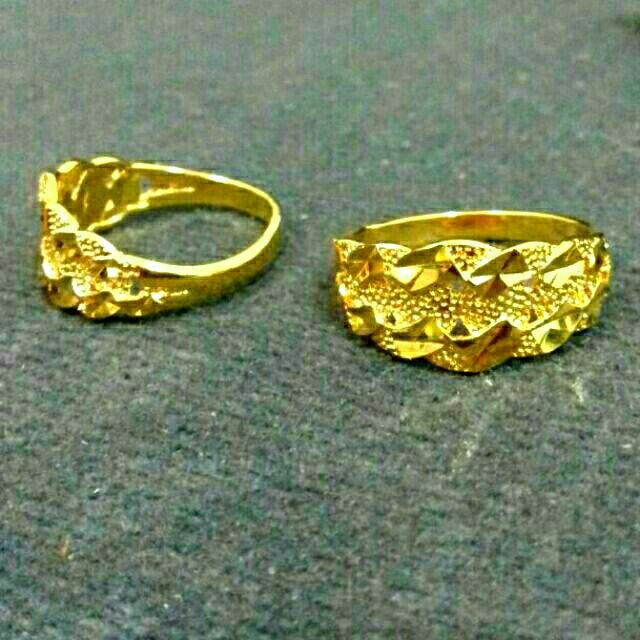 Ala Sajat Gold Korea 24K Pure Gold Plated Ring | Shopee Malaysia