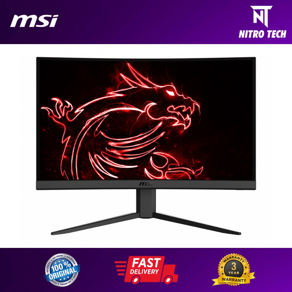 MSI Optix G241 Gaming Monitor (24" / 144Hz / FHD / IPS / 1MS) | Shopee ...