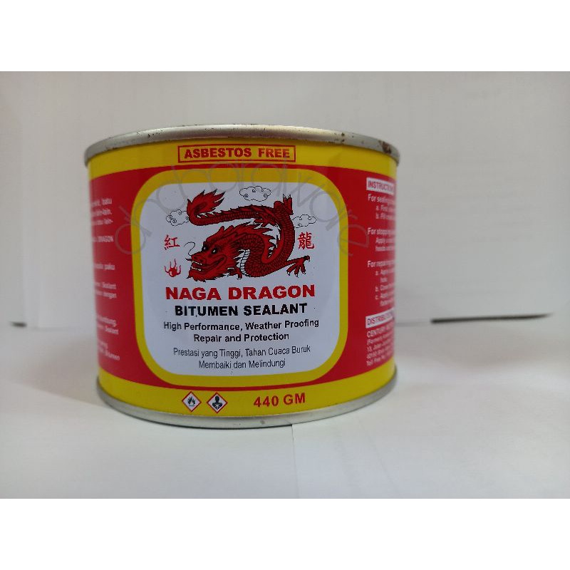 NAGA DRAGON BITUMEN SEALANT COMPOUND /GUM ZING /TAMPAL ZING BOCOR/440G ...