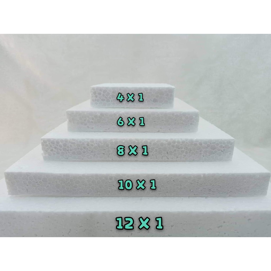 Polyform Square / Gabus Segi Empat / Square Polystyrene Form | Shopee ...
