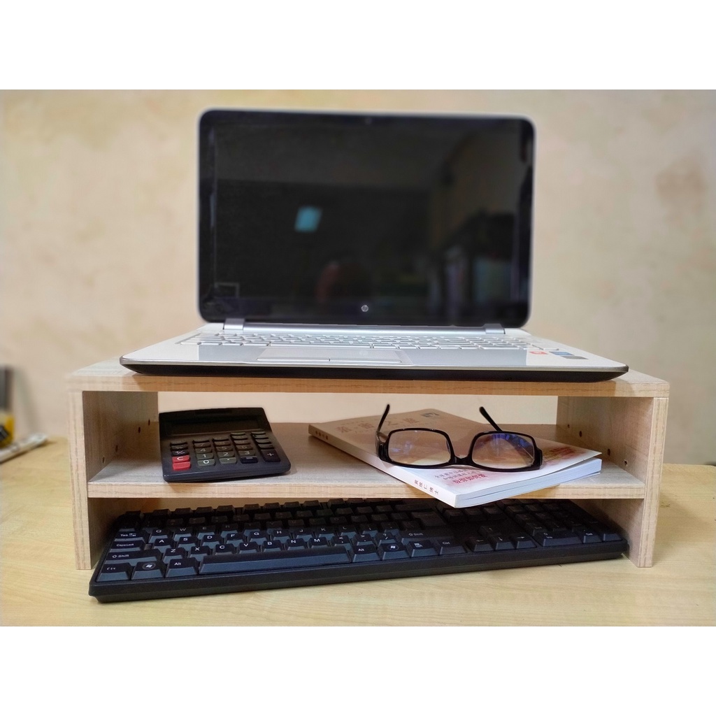 NOTEBOOK LAPTOP DESKTOP MONITOR STAND SHELF RACK TABLE KEYBOARD STORAGE ...
