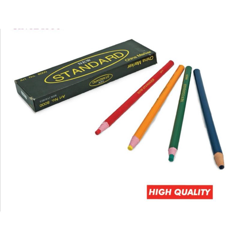 Original Standard Kapur Pencil Chalk/ Kapur Jahit 手撕蜡笔( Peel off tpye ...