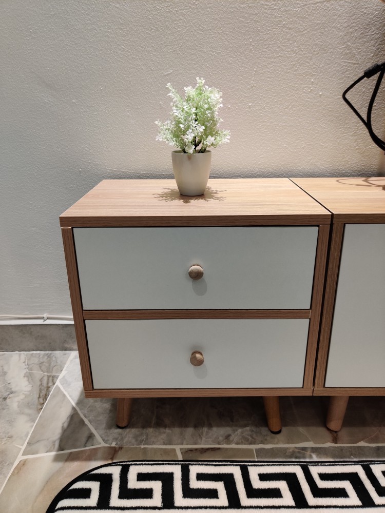 LEXIS L40cm Premier Side Table Side Cabinet Sideboard Nordic Modern ...