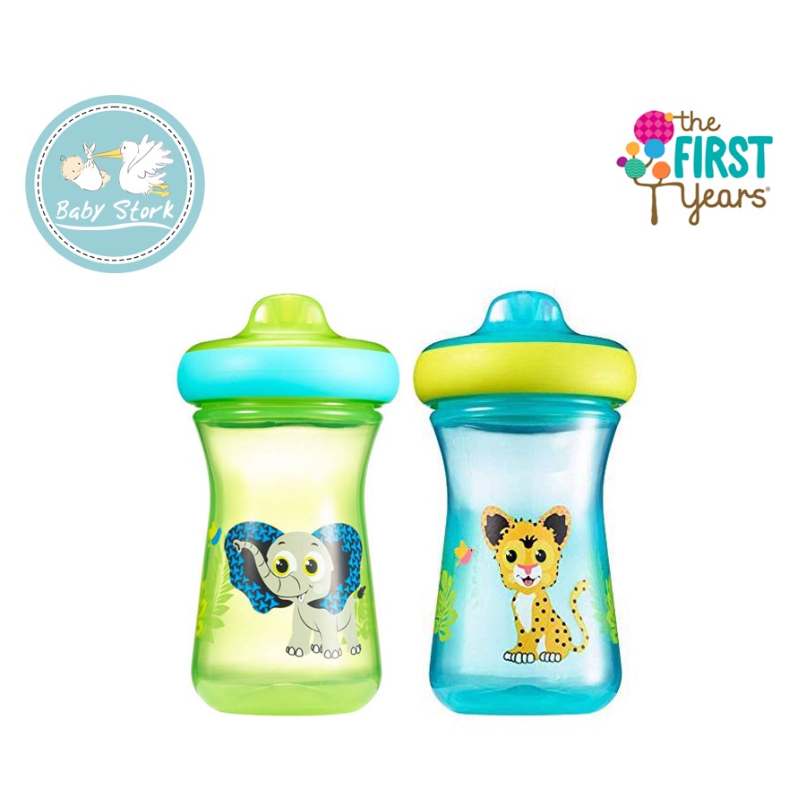 The First Years Hard Spout 9oz Sippy Cup 2Pk - Animal Collage (Boy ...