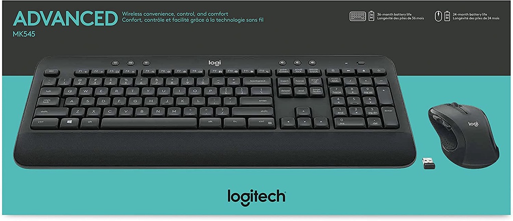 Logitech Mk545 Advanced Wireless Keyboard And Mouse Combo Shopee Malaysia