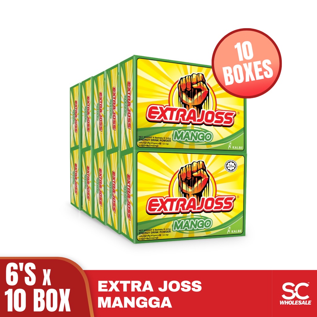 Extra Joss Mangga Borong Jus Tenaga Energy Drink (10 KOTAK 60 PAKET ...