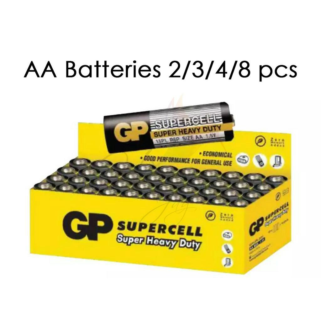 GP Supercell Super Heavy Duty AA Battery Double A 1.5V | Shopee Malaysia