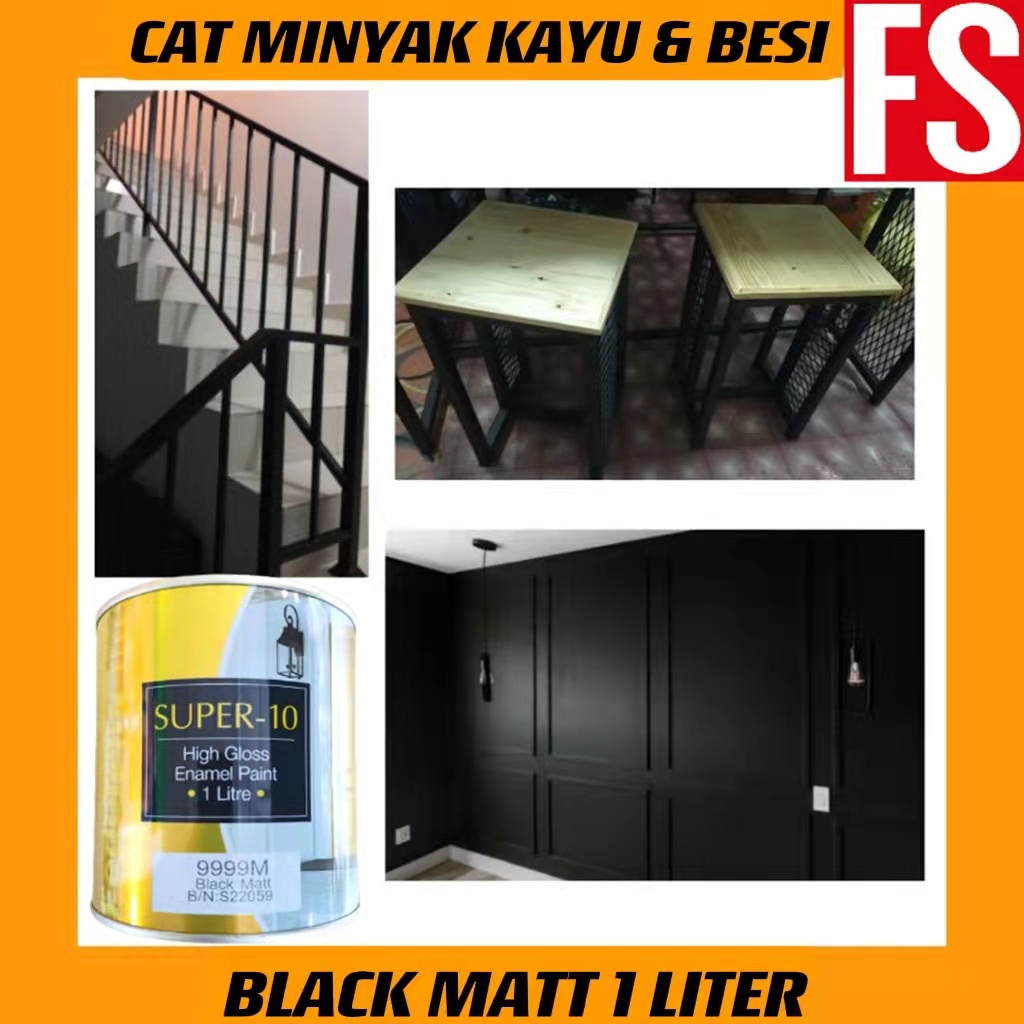 ( 1L ) MATT BLACK ( FEDERAL SUPER 10 ) Anti Rust & Corrosion Protection ...