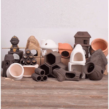 Aquarium Ceramic Decoration Fish Nest and Breeding House Nest Spawning ...
