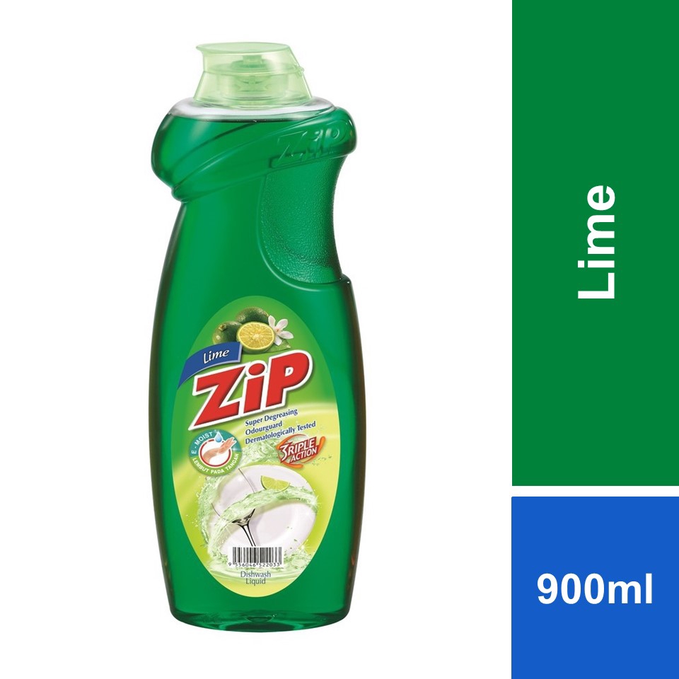 Zip Liquid Dishwash Lime 900ml | Shopee Malaysia