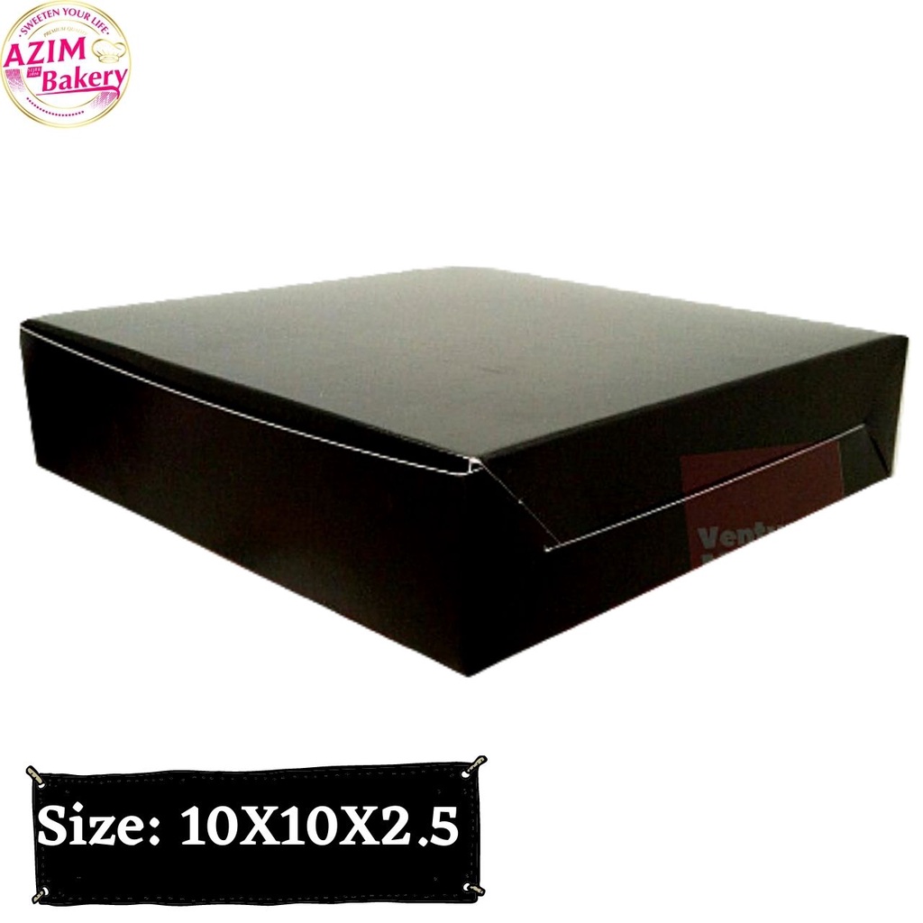 Talam Box No Window 10X10X2.5 (5Pcs) Kotak Kuih Talam | Kotak Kuih ...
