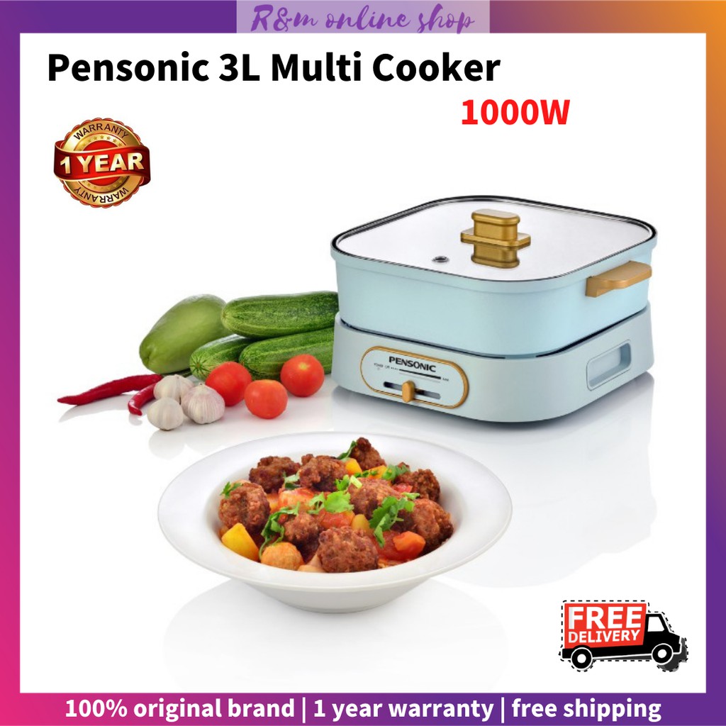 Pensonic 3L Multi Cooker | PMC-1303GSX (Periuk Pelbagai Guna,Steamboat ...