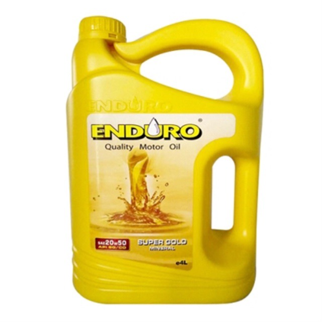 ENDURO 20W-50 ENGINE OIL 4L | Shopee Malaysia