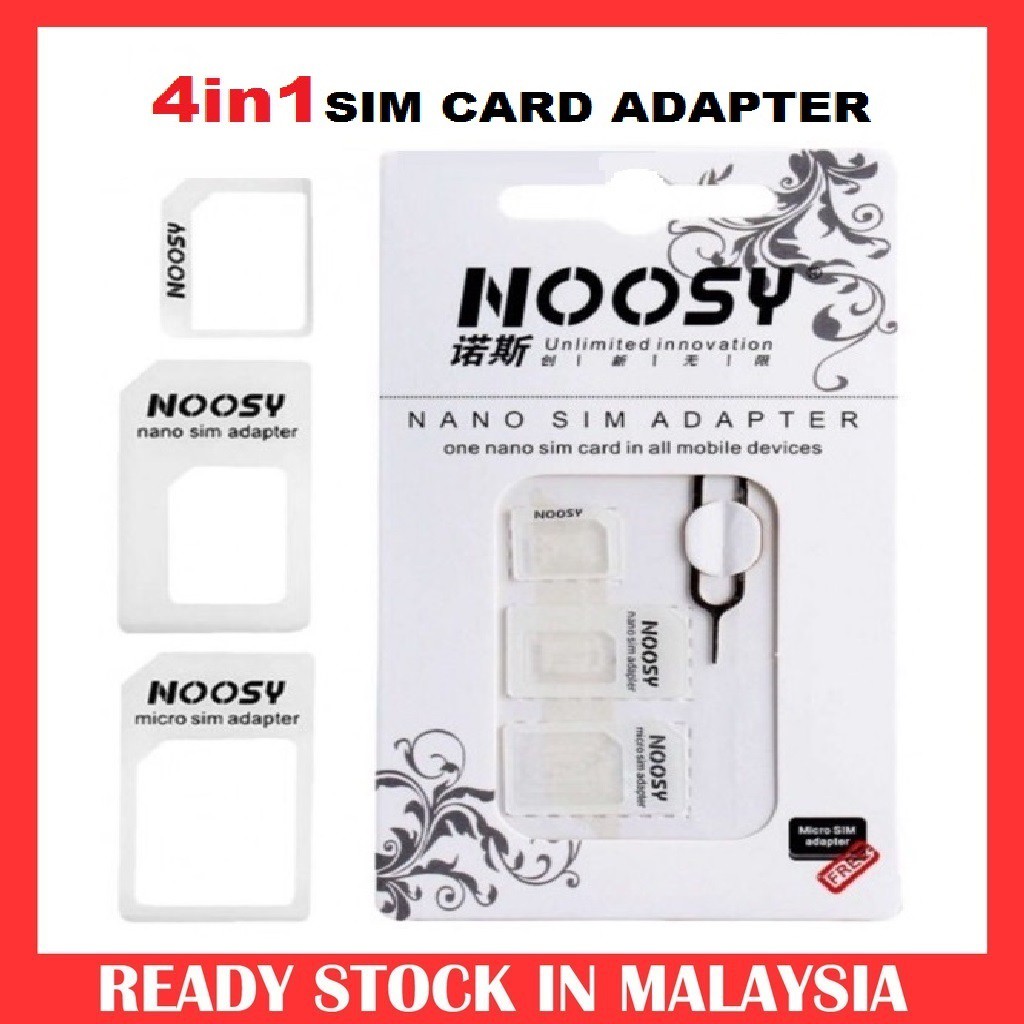 4in 1 Nano SIM Card Adapter (Ready Stock) | Shopee Malaysia