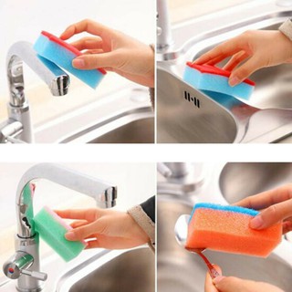 (4Pcs) Scouring Scrubbing Kitchen Dish Washing Cleaning Sponge Span ...