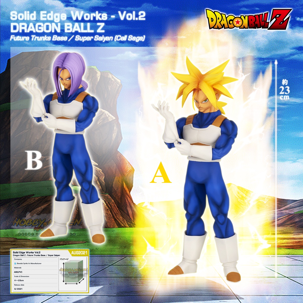 Dragon Ball Z - Trunks Base /SSJ - Solid Edge Works - Bandai - Original ...