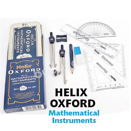 HELIX OXFORD Matematical Instruments (Geometrical Set) | Shopee Malaysia