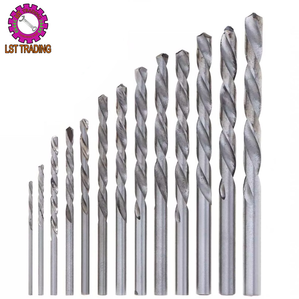 [READY STOCKS] 1/16" - 1/2" METAL DRILL BIT / STEEL DRILL BIT / MATA ...