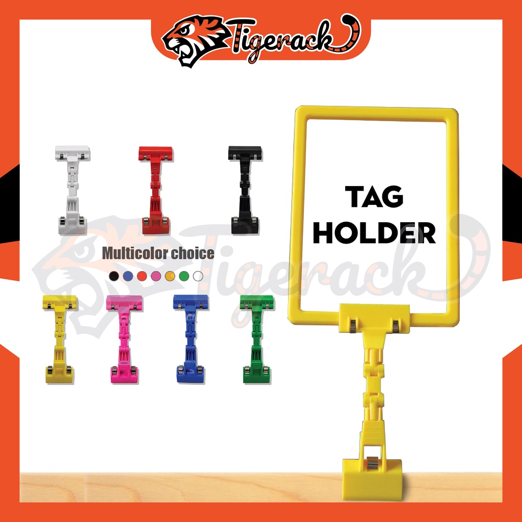 TIGERACK [Fast Delivery] Price Tag Holder Price Clip Adjustable ...