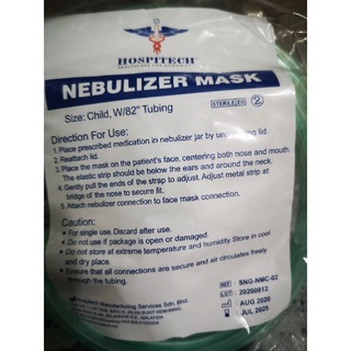 Hospitech Nebulizer Mask (Children Kanak-kanak) Asthma COPD High ...