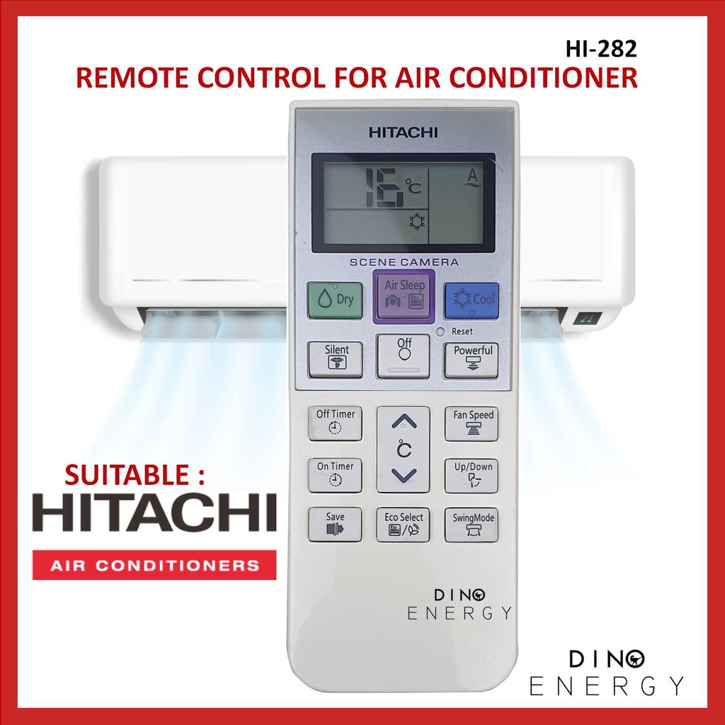 Hitachi Replacement | Hitachi Air Cond Aircond Air Conditioner Remote ...
